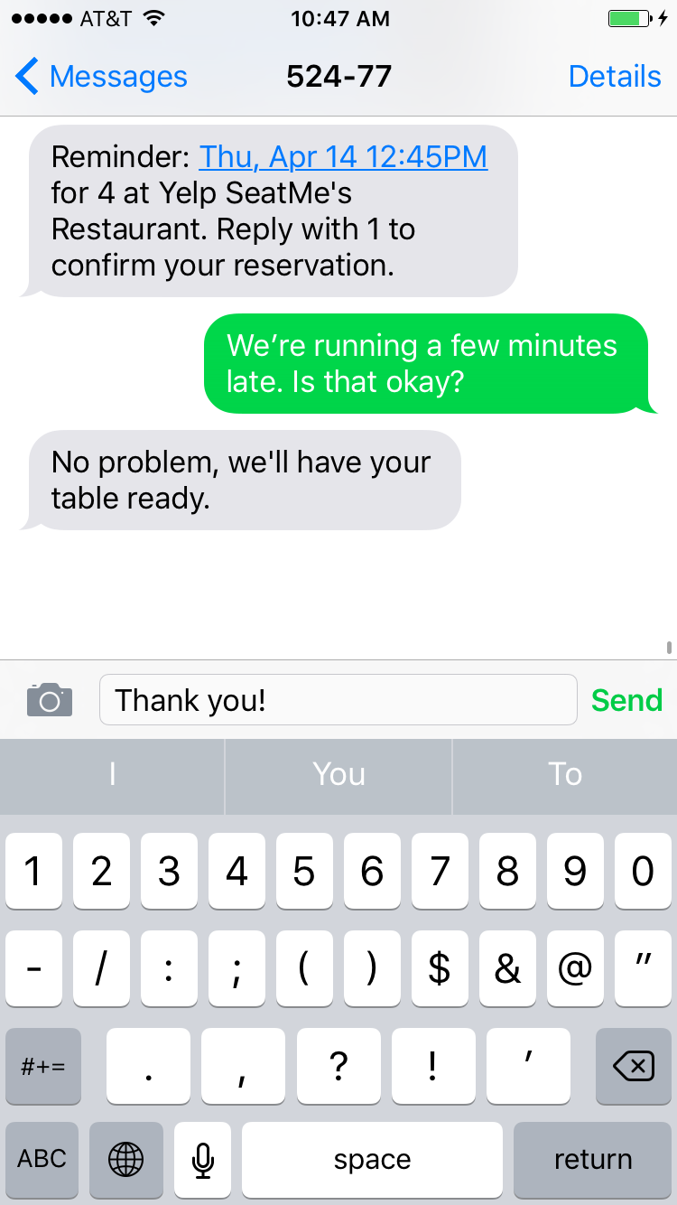 Inbox Connects Restaurants With Guests - Yelp Reservations